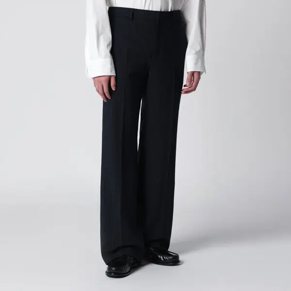 Séfr Pinstriped Wool-blend Trousers