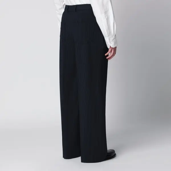Séfr Pinstriped Wool-blend Trousers