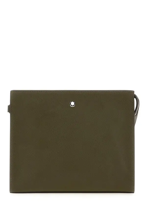 Montblanc Textured Leather Clutch - Multicolor