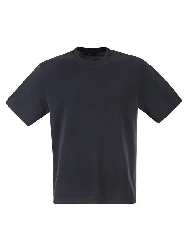 Herno Cotton Jersey T-shirt - Blue