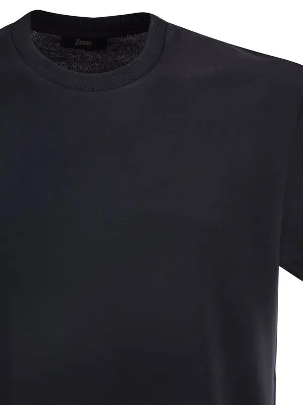 Herno Cotton Jersey T-shirt - Blue