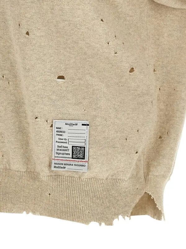 Mihara Yasuhiro Embroidery Polo Shirt