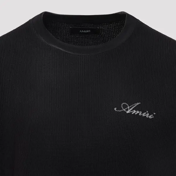 Amiri Bones Long Sleeves Tee - Black