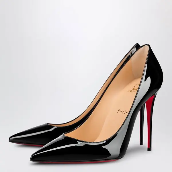 CHRISTIAN LOUBOUTIN Patent Leather Pointed Toe Pumps