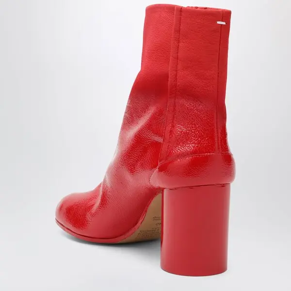 MAISON MARGIELA Patent Leather Tabi Ankle Boots