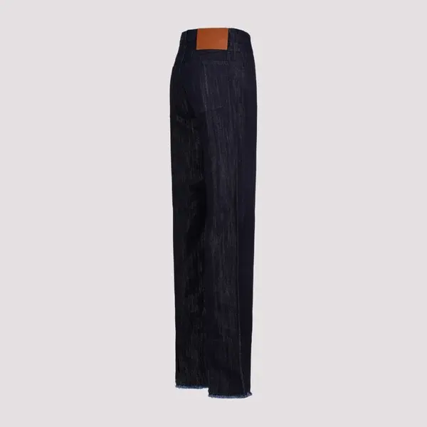 Victoria Beckham Cropped High Waist Tapered Jeans