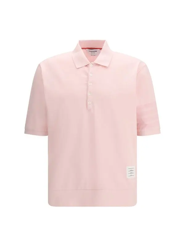 Thom Browne Cotton Polo - Pink