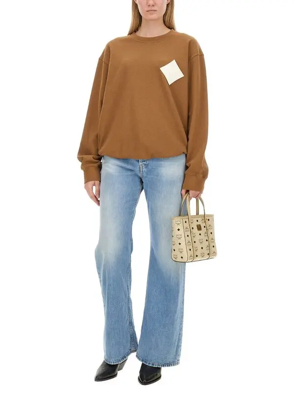 Mcm Logo Sweatshirt - Multicolor