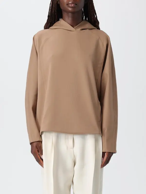 Max Mara Hooded Sweatshirt - Brown