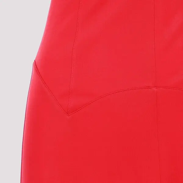 LANVIN Sleeveless A-line Midi Dress - Red