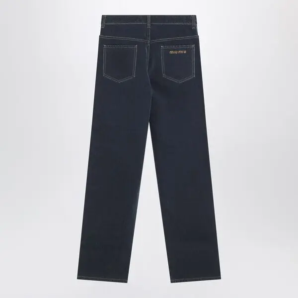Miu Miu Denim Pants - Multicolor