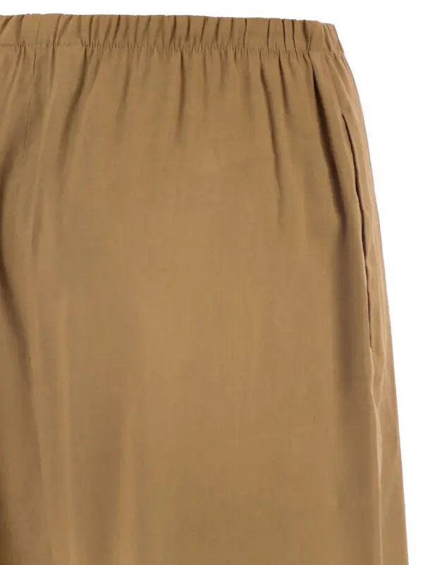 Max Mara Linen And Viscose Blend Wide-leg Trousers - Multicolor