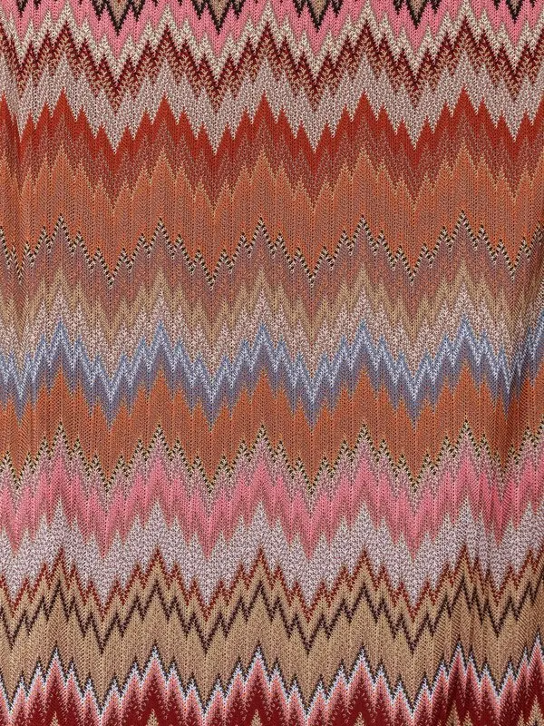 Missoni Sleeveless Crew-neck Viscose Dress - Multicolor