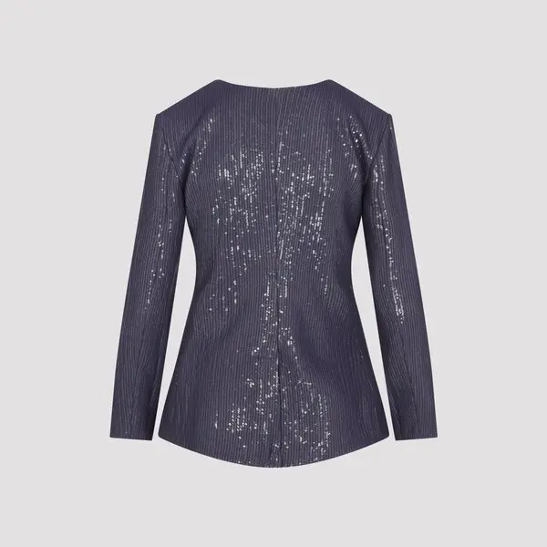Giorgio Armani Sequined Polyester Jacket - Multicolor