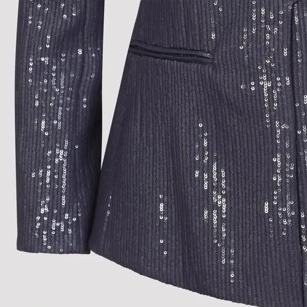 Giorgio Armani Sequined Polyester Jacket - Multicolor