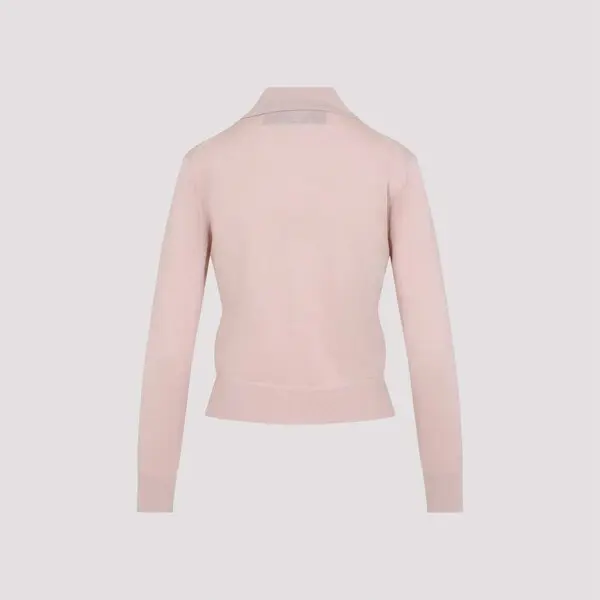Bottega Veneta Long Sleeve Polo Top