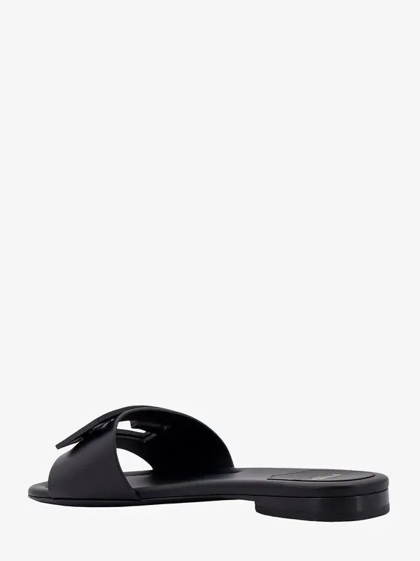 Fendi Leather Baguette Sandals