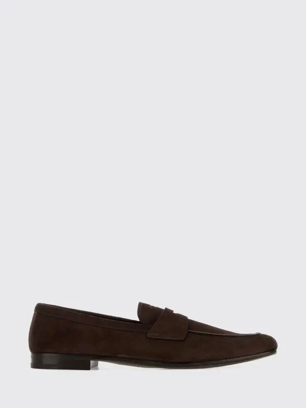 Prada Calf Leather Loafers - Brown