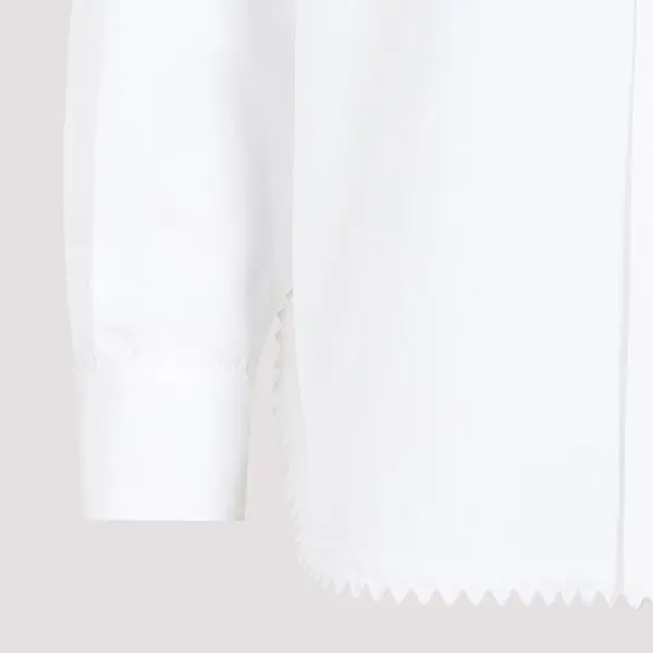 Bottega Veneta Cotton Shirt With Zigzag Detail