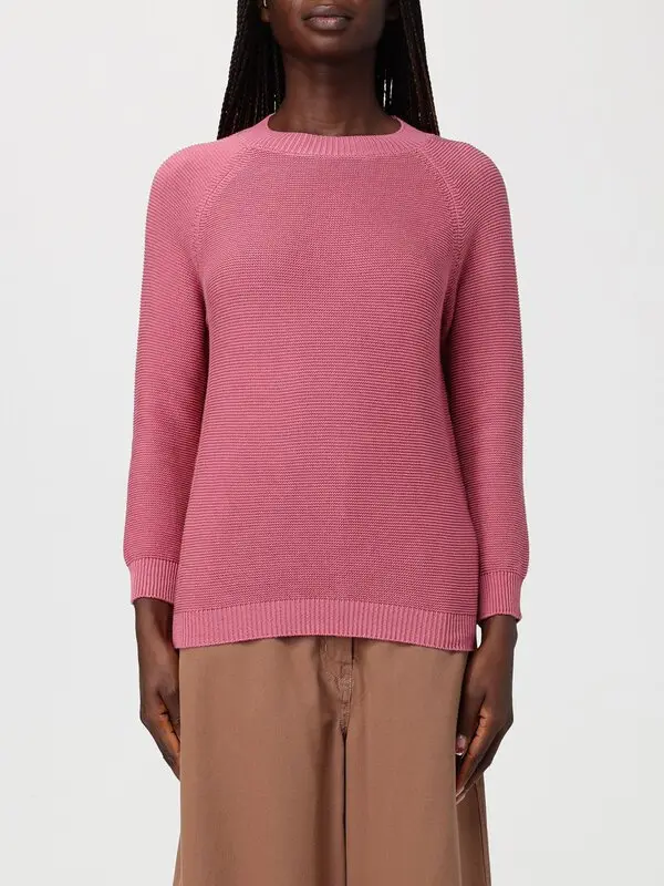 Max Mara Ribbed Cotton Sweater - Pink