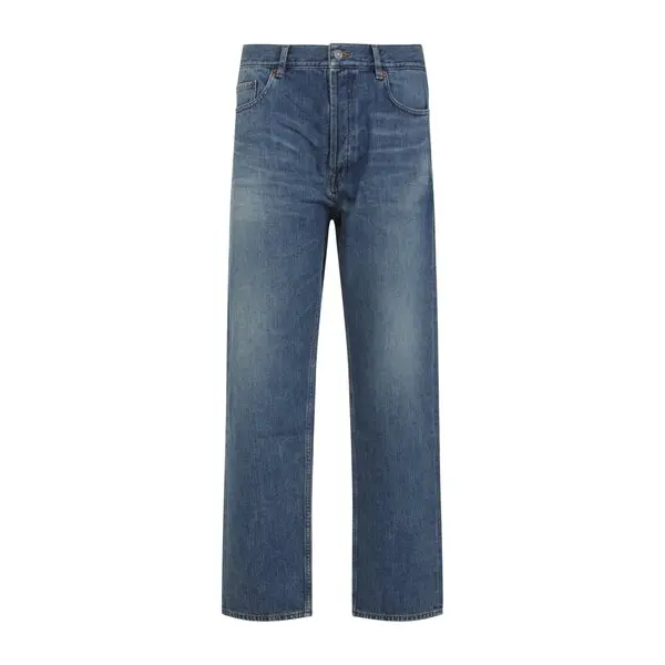 Saint Laurent Mick Long Jeans - Blue