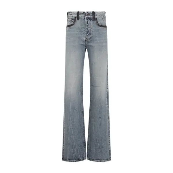 Miu Miu Light Cotton Jeans - Blue