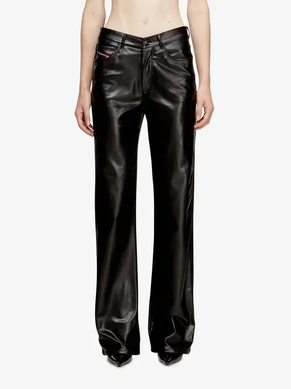 DIESEL® Faux-leather Trousers