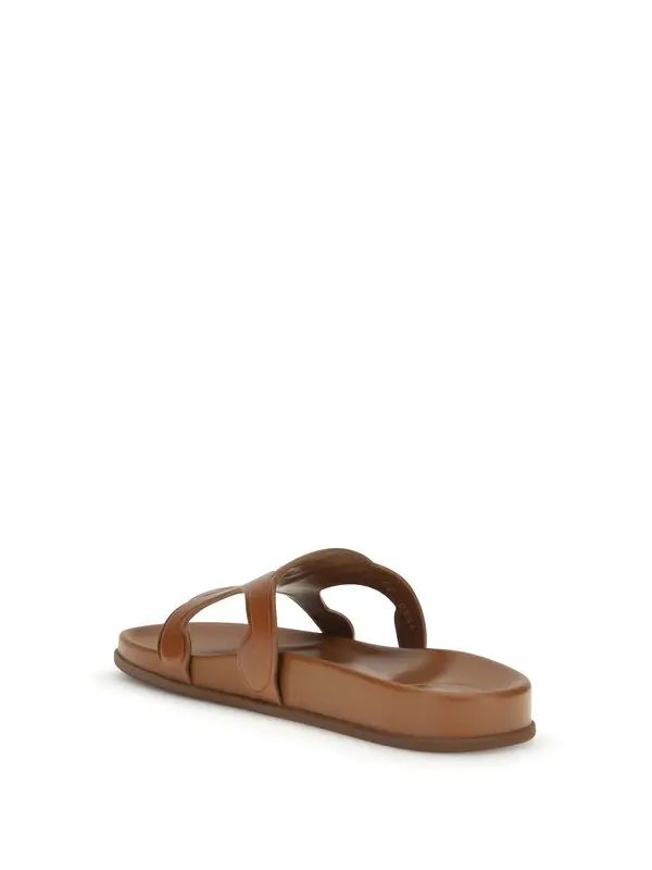 Celine Triomphe Slide Sandals