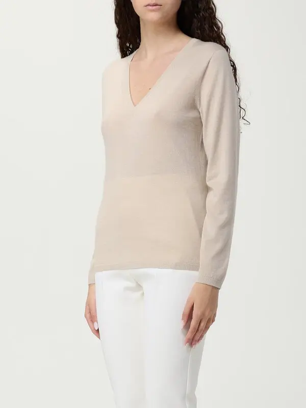 Max Mara V-neck Cashmere Sweater - Cream