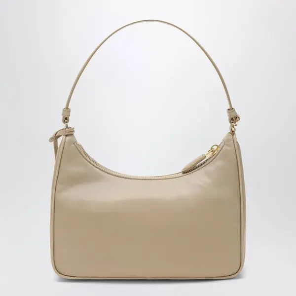 Prada Re-edition 2005 Bag In Re-nylon And Saffiano - Cream