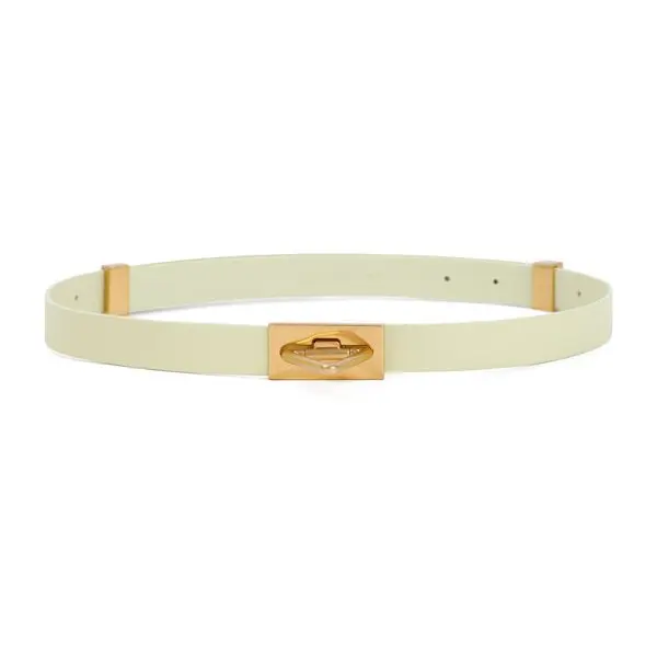 Bottega Veneta Leather Point Lock Belt - Multicolor