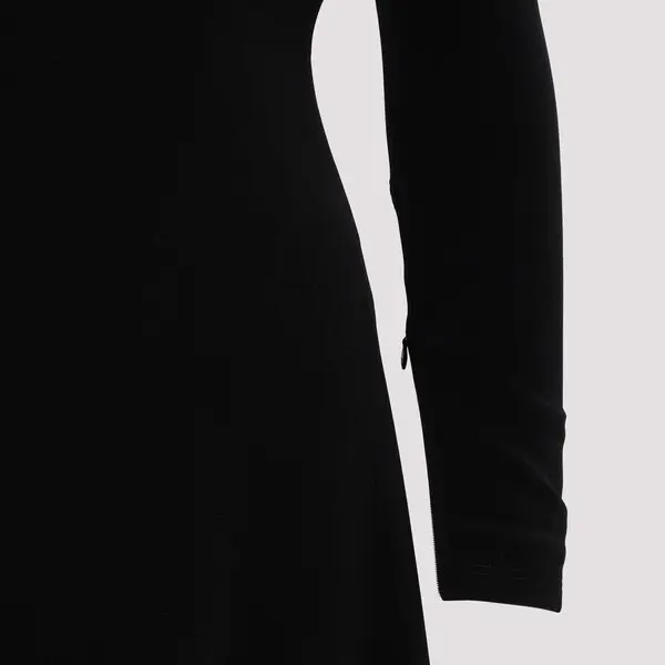 Balenciaga Long Sleeve Round Neck Dress