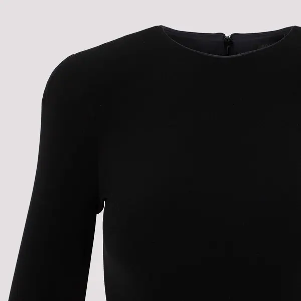 Balenciaga Long Sleeve Round Neck Dress