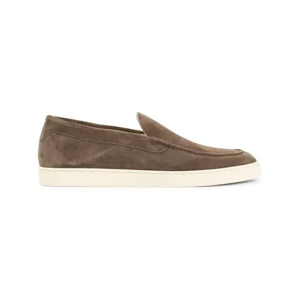 Brunello Cucinelli Suede Leather Loafers - Brown