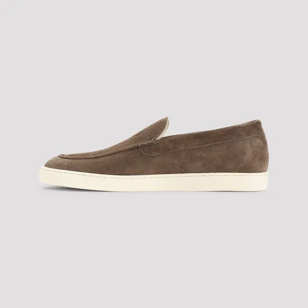 Brunello Cucinelli Suede Leather Loafers - Brown