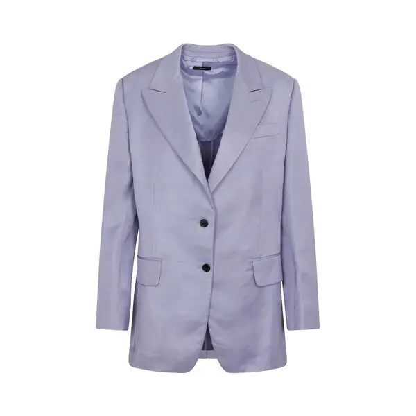 TOM FORD Soft Fluid Twill Boyfriend Jacket - Multicolor