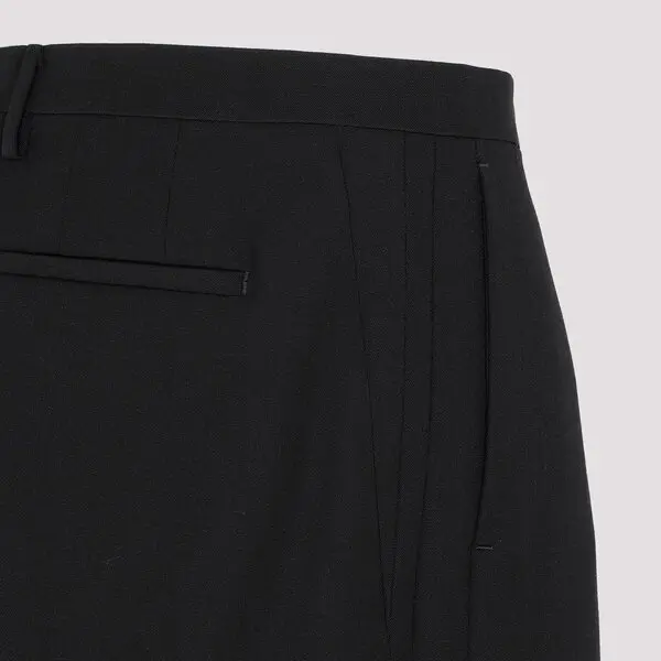 LANVIN Wool Cigarette Leg Trousers