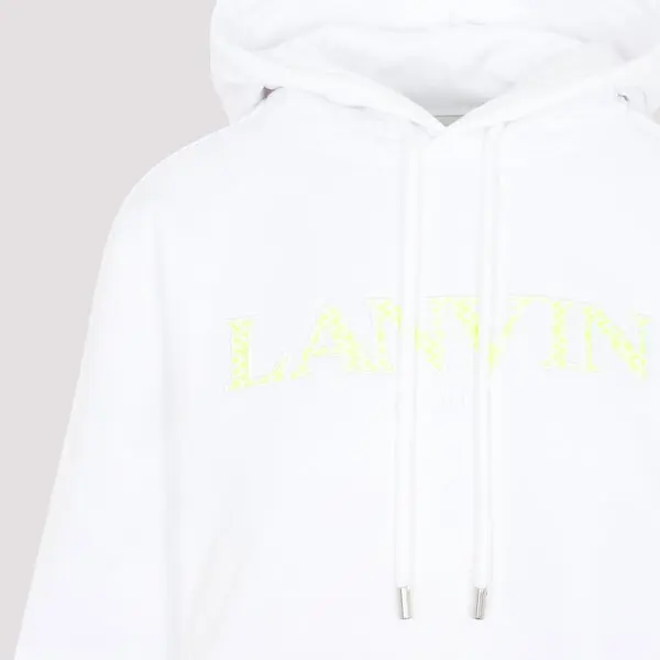 LANVIN Classic Fit Hoodie With Logo Embroidery