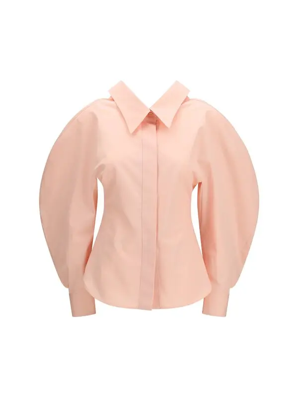 Givenchy Cut-out Cotton Poplin Shirt - Pink