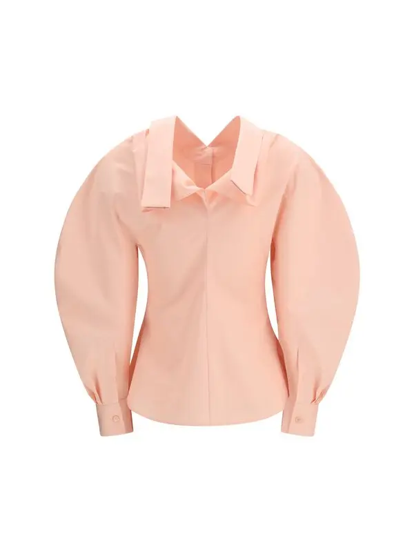 Givenchy Cut-out Cotton Poplin Shirt - Pink