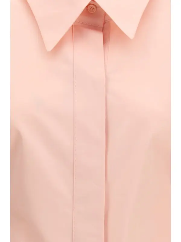 Givenchy Cut-out Cotton Poplin Shirt - Pink