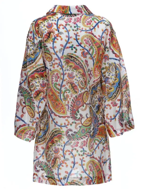 Etro Mini Dress With Paisley Print