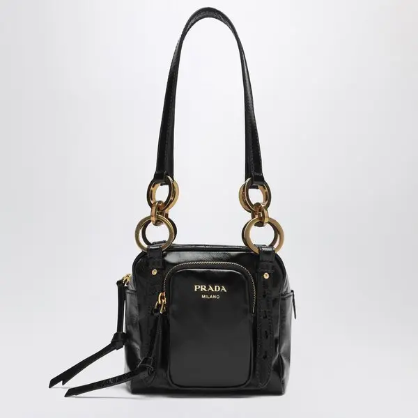 Prada Leather Mini Dangle Handbag