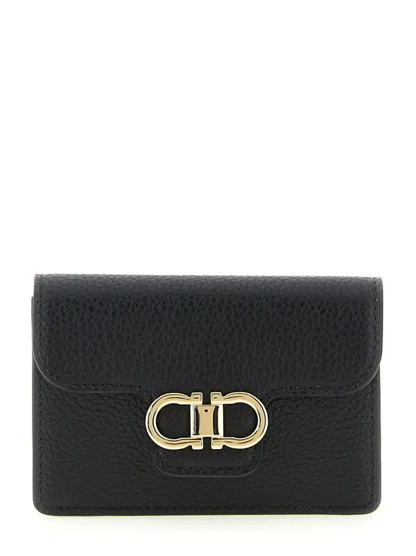 FERRAGAMO Gancini Keyring - Black