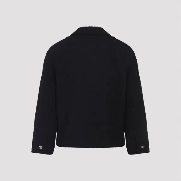 Gucci Double-breasted Boucle Jacket