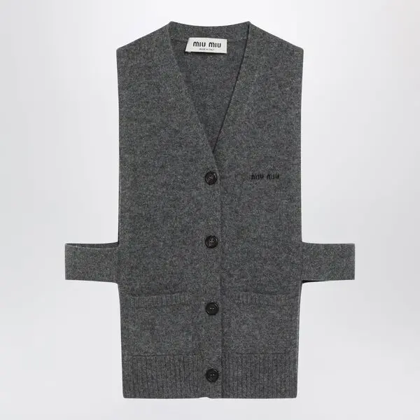 Miu Miu Cashmere Vest Cardigan