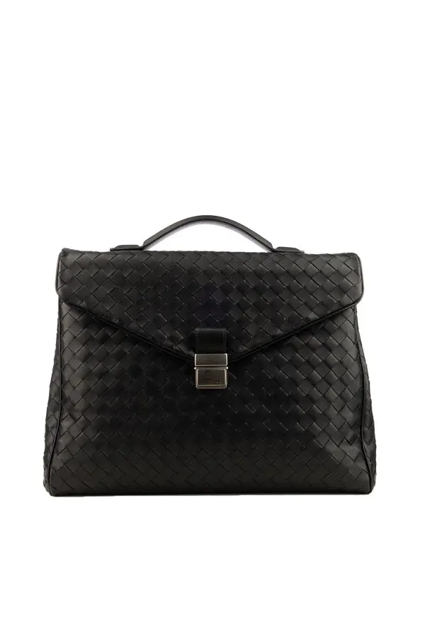 Bottega Veneta Woven Briefcase - Multicolor