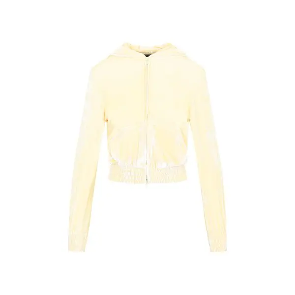 Balenciaga Fitted Zip-up Hoodie