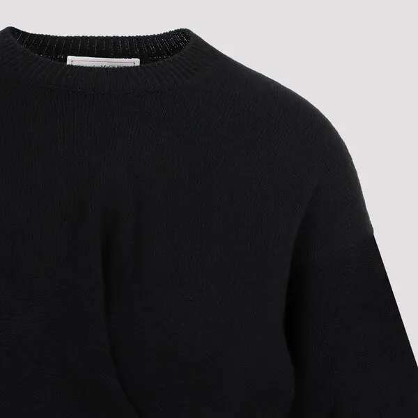 Alexander McQueen Wool & Cashmere Mini Dress - Black