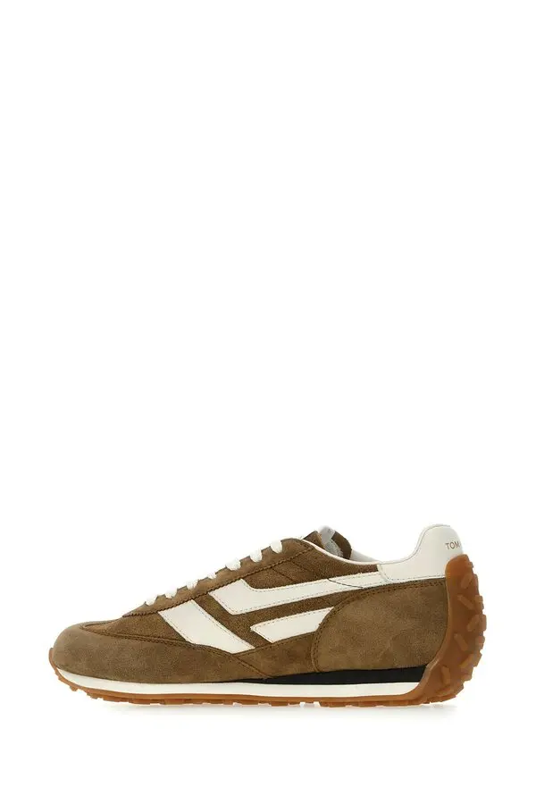 TOM FORD Suede Lace-up Sneakers - Multicolor